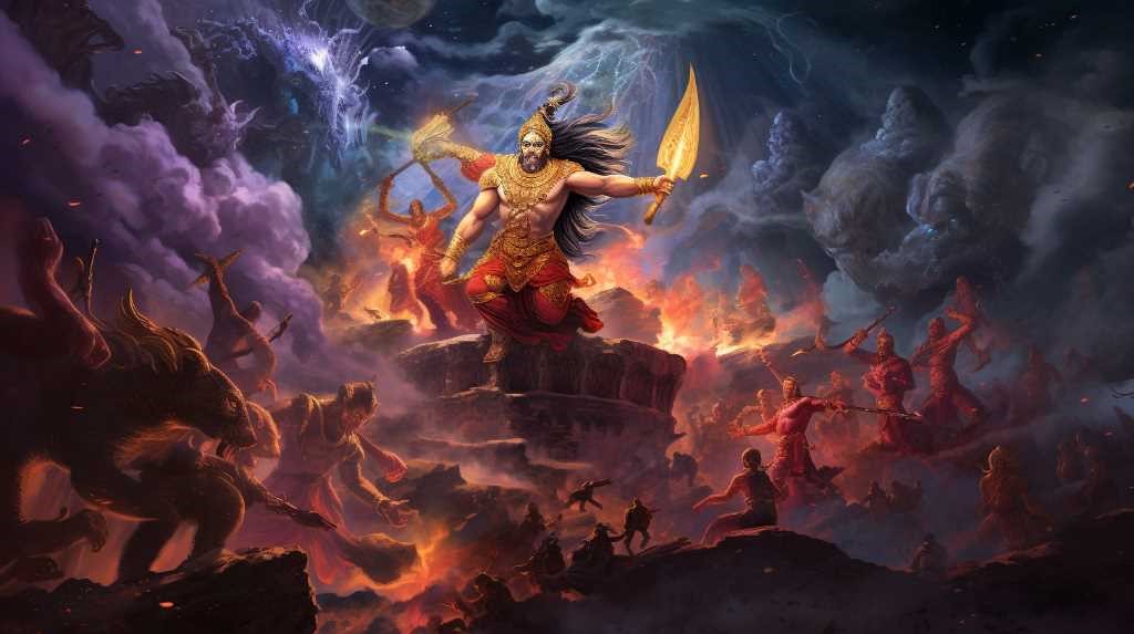 Divine Conflicts Do Hindu Gods Engage in Celestial Battles