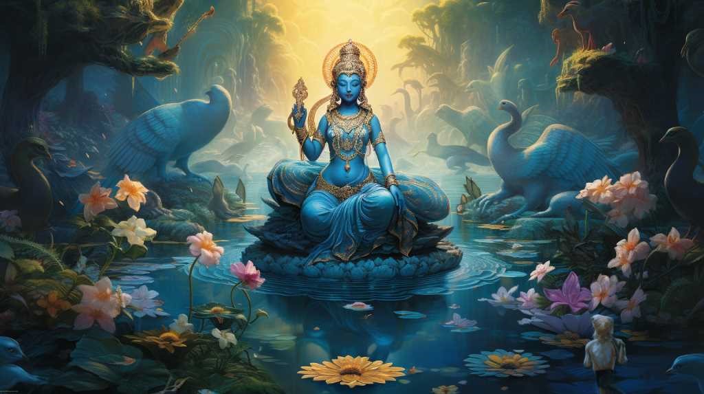 The Azure Lords The Significance of Blue in Hindu Deity Imagery