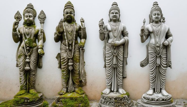 Stone Idols to Reverence Marble Statues of Hindu Gods