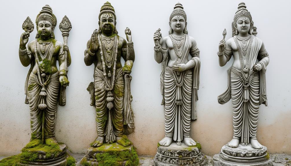 Stone Idols to Reverence Marble Statues of Hindu Gods