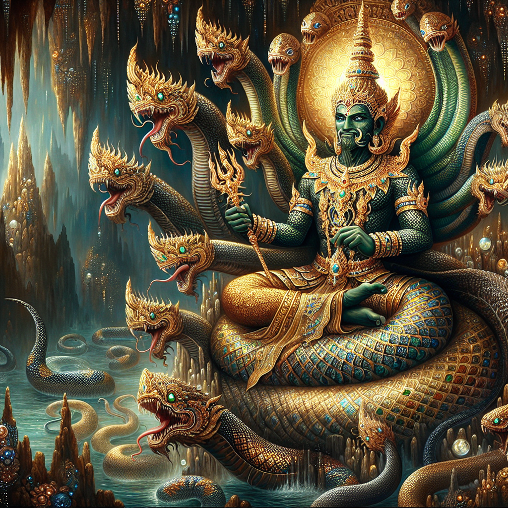 Naga Raja: The King of Serpents in Hindu Mythology