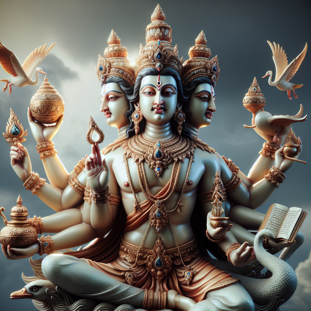 Hindu God Of Creation The Biggest Brahma The Hindu God Of Creation